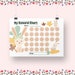 Printable Cute Rabbit Reward Chart, Kid Chore Chart, Toddler Potty ...