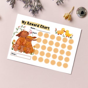 Printable Reward Chart Kid Behavior Chart Toddler Potty - Etsy