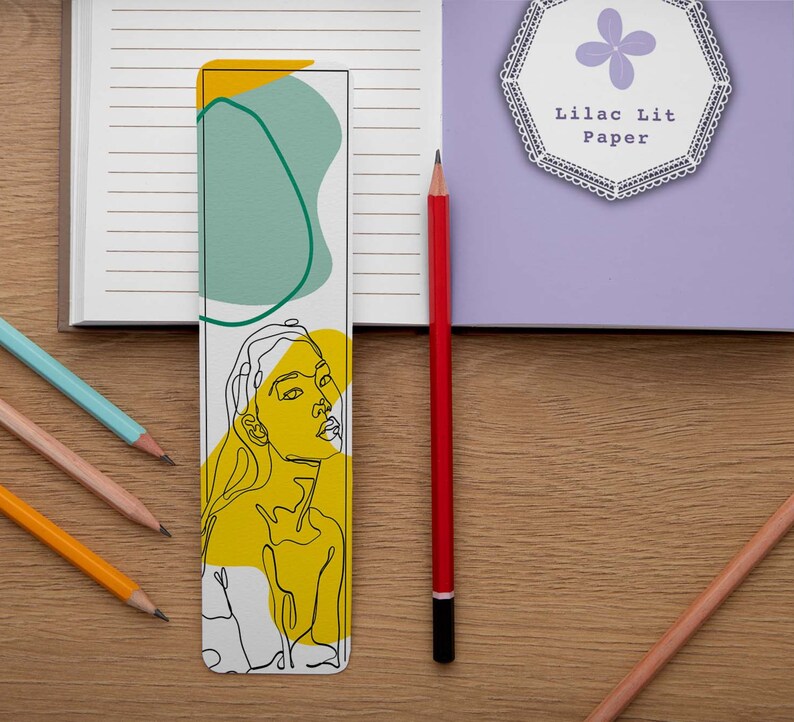 Printable Line Drawing Bookmark Set Digital Bookmarker Book - Etsy