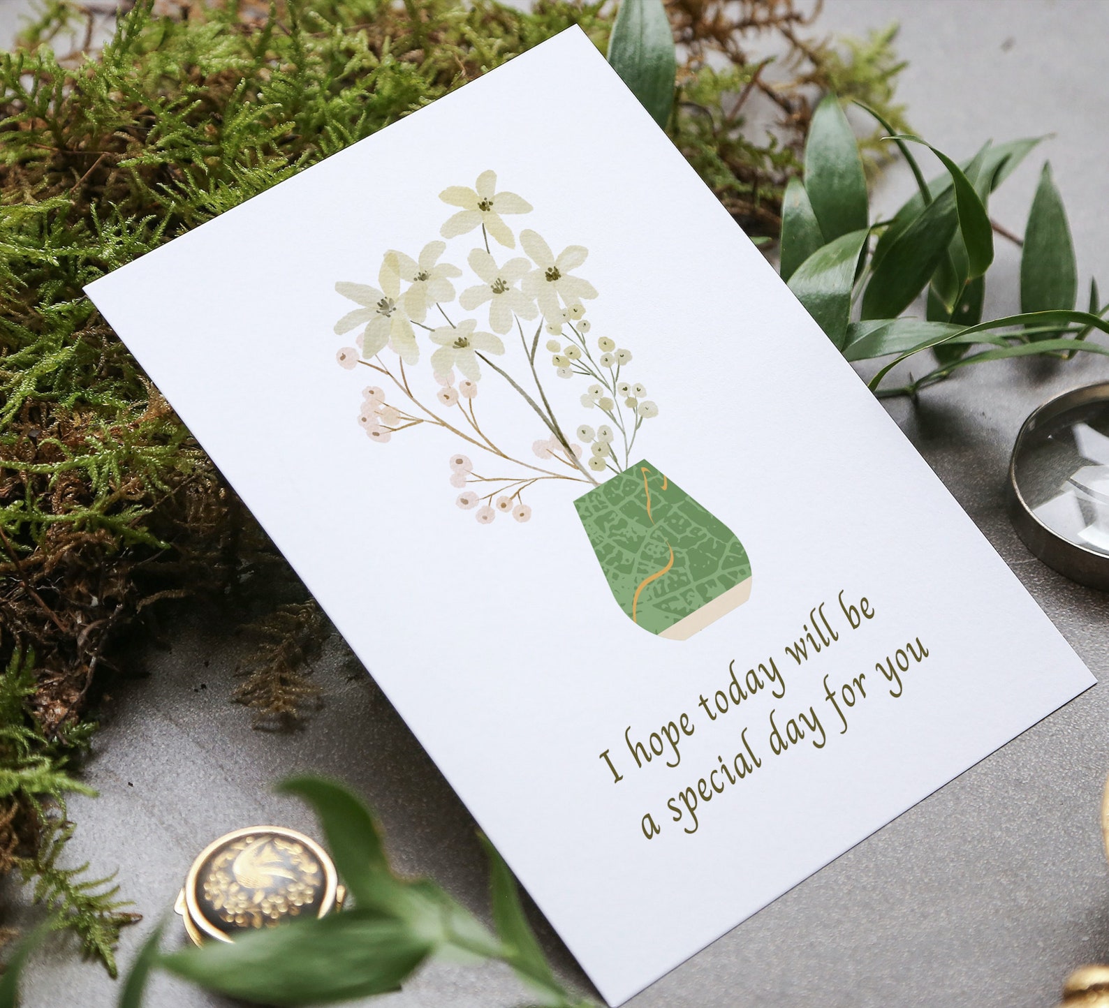 Set of 4 Printable Boho Birthday Card, Happy Birthday Card, Card ...