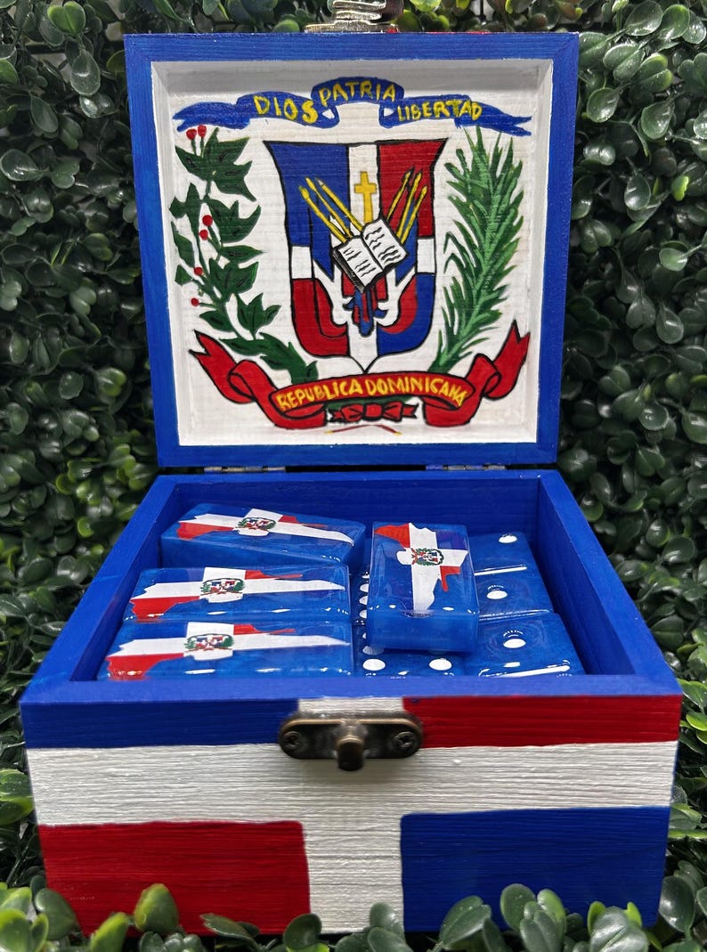 Dominican Republic Dominoes BLUE - Etsy