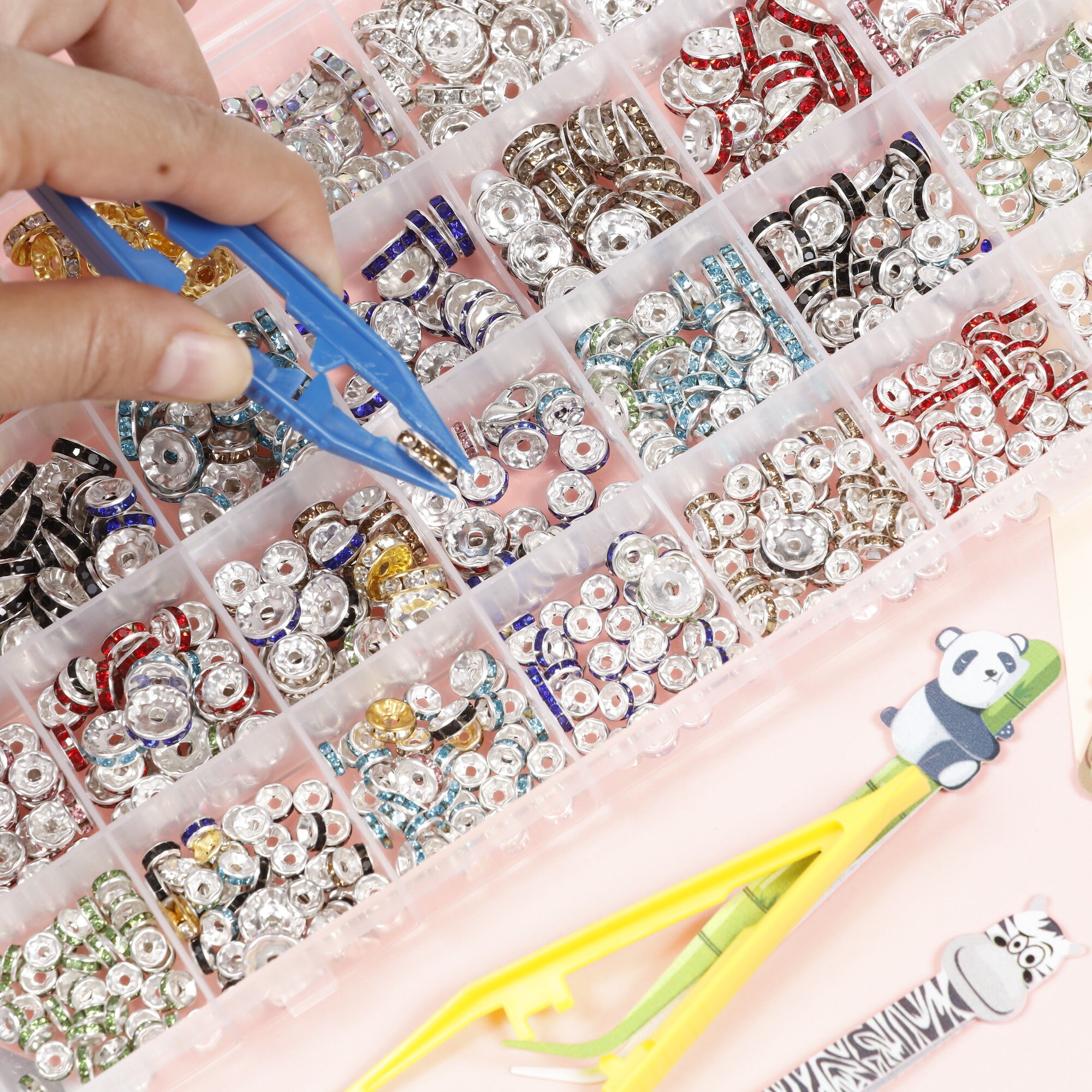 Incraftables Assorted Kids Tweezers 20pcs. Best Tweezers for Kids ...