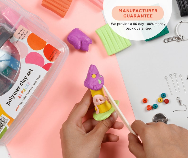 Incraftables Polymer Clay Kit 24 Colors Soft Blocks. - Etsy