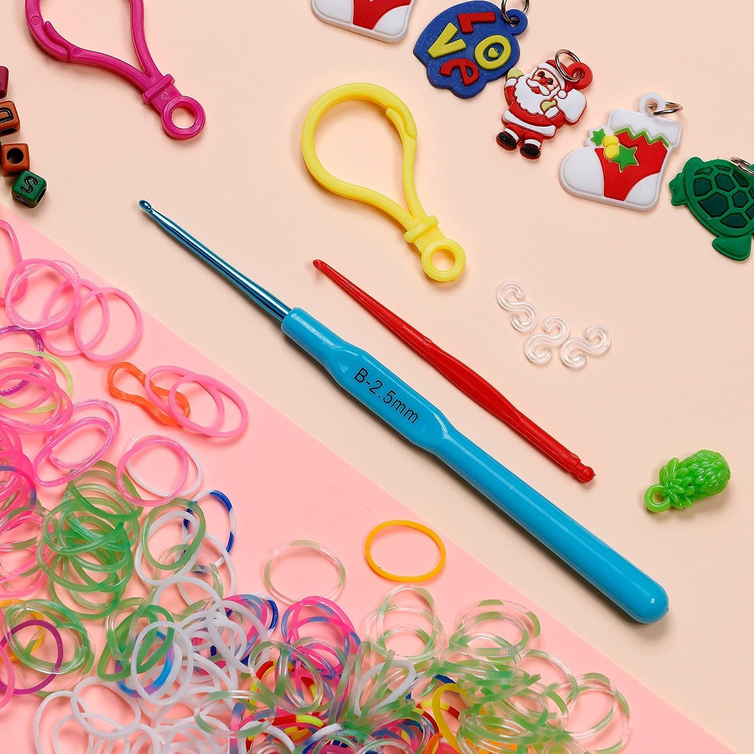 Incraftables Rubber Band Bracelet Making Kit. Rainbow Rubberband Set ...