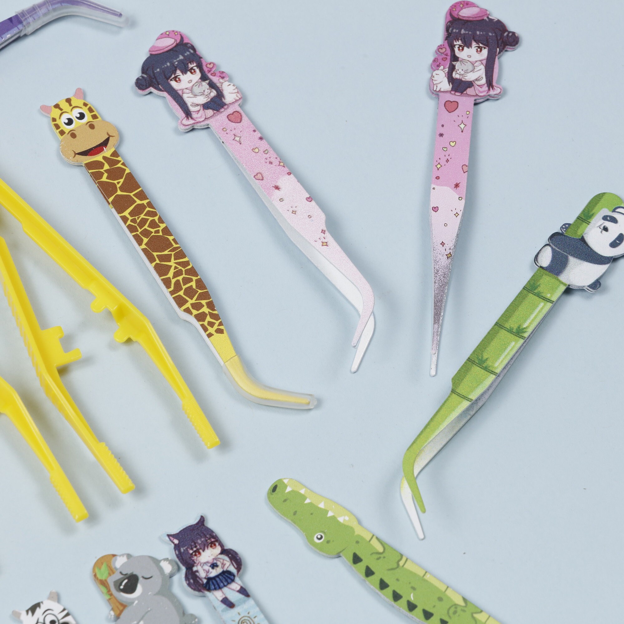 Incraftables Assorted Kids Tweezers 20pcs. Best Tweezers for Kids ...