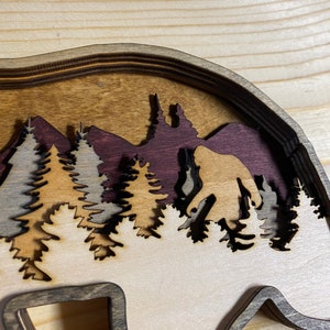 Wooden Layered 3D Bear - Etsy