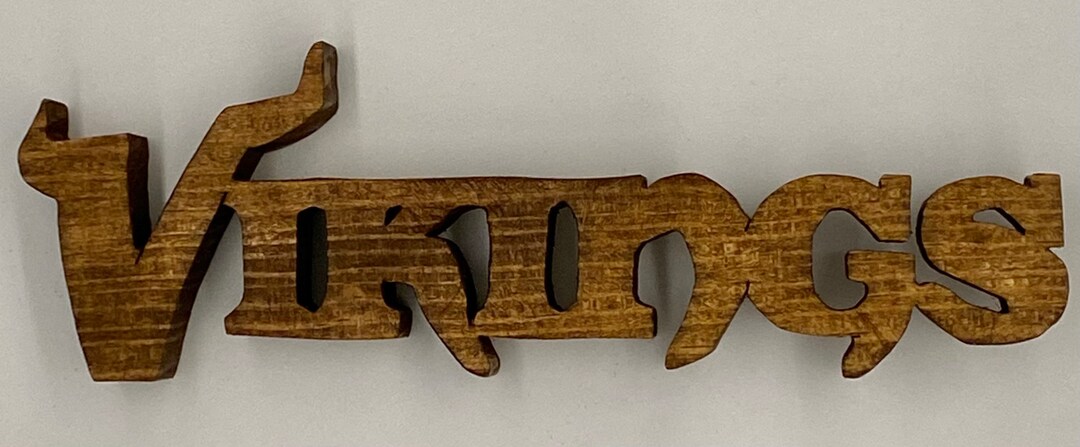 Wood “vikings” Sign - Etsy