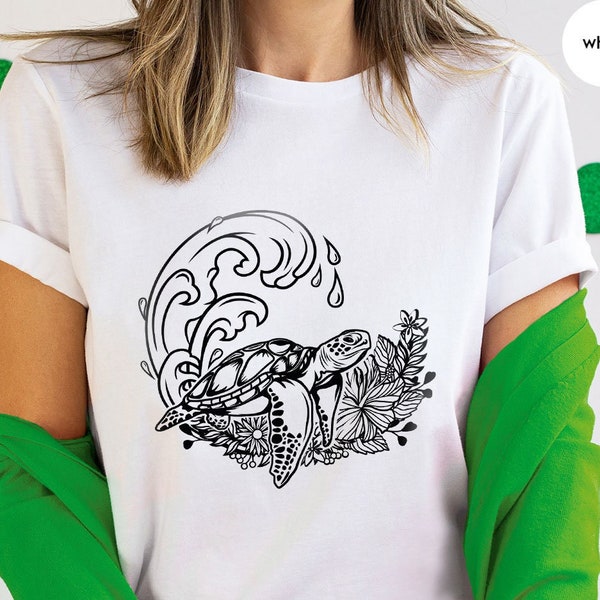 Sea Turtle Graphic - Etsy