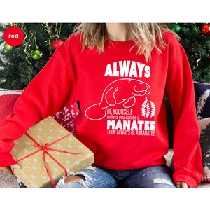 Manatee Sweatshirt, Manatee Awareness Month Hoodie, Seaworld Long ...