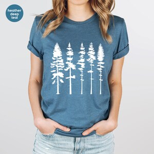 Pine Tree Shirt, Pine Tree T Shirt, Camping Shirt, Hiking Shirt ...
