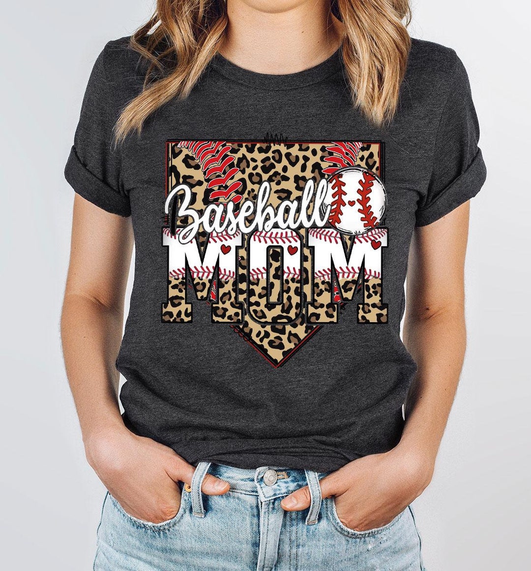 Baseball Mom T-shirt, Baseball Shirt for Women, Baseball Shirts, Sports ...