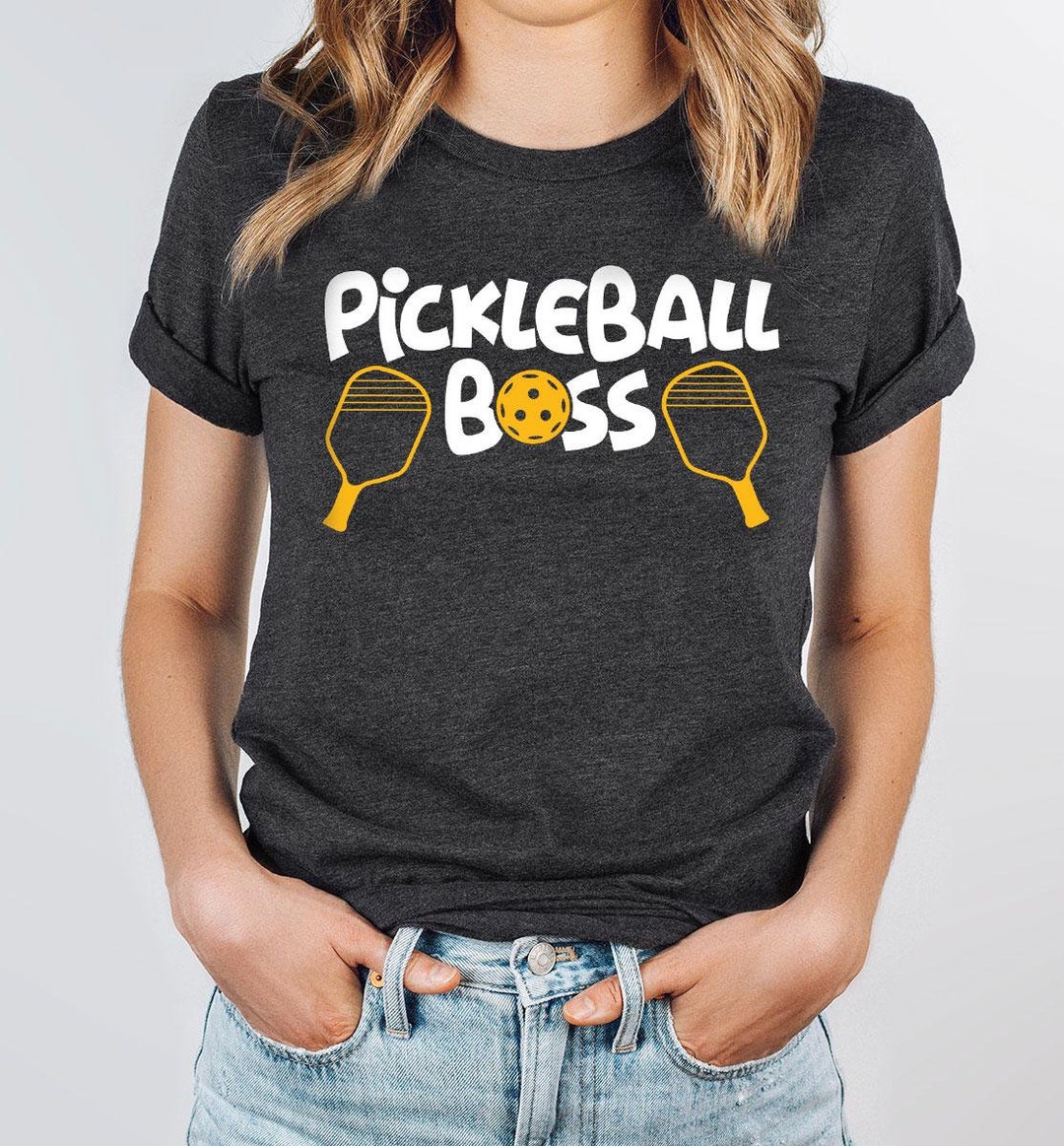 Pickleball Boss Shirt, Pickleball Graphic Shirt, Pickleball Player ...