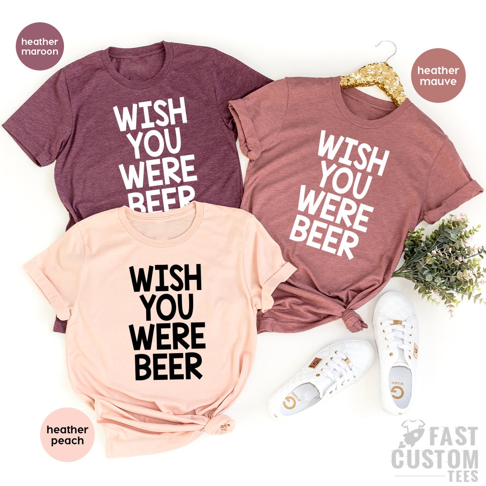Drinking Beer Shirt, Drink Beer Shirt, Funny Beer Tshirt, Wish You Were ...