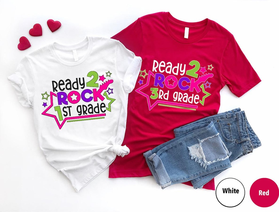 First Day of School Shirts, Back to School Gifts, Custom Kids Tshirts ...