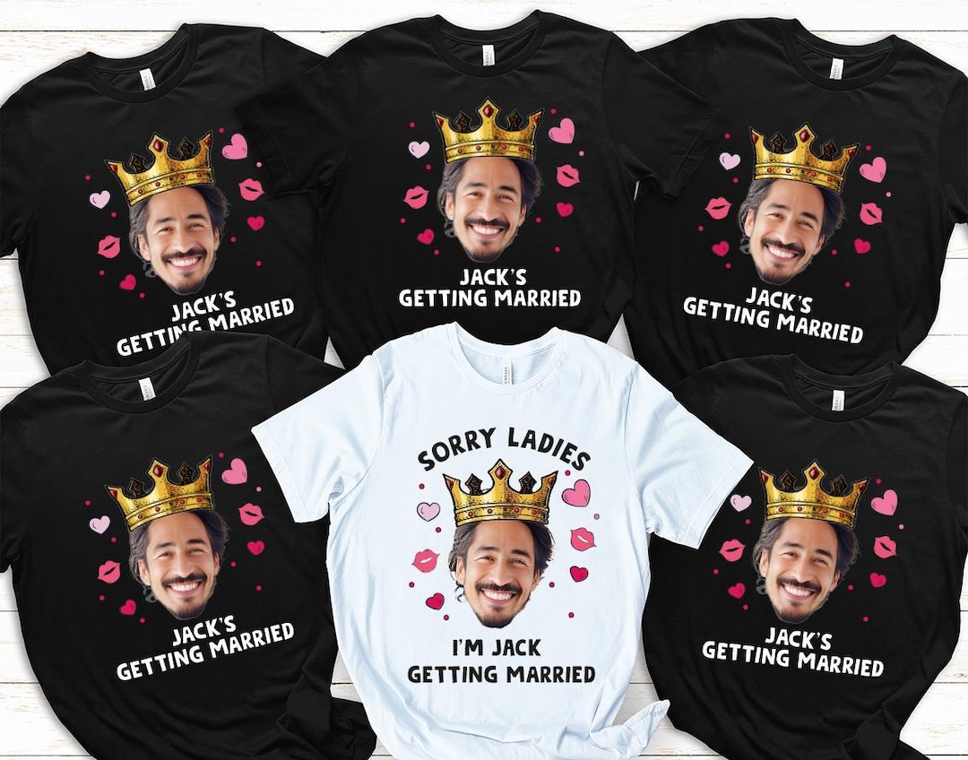 Groom Shirt, Funny Grooms Face Photo Shirts, Matching Bachelorette ...