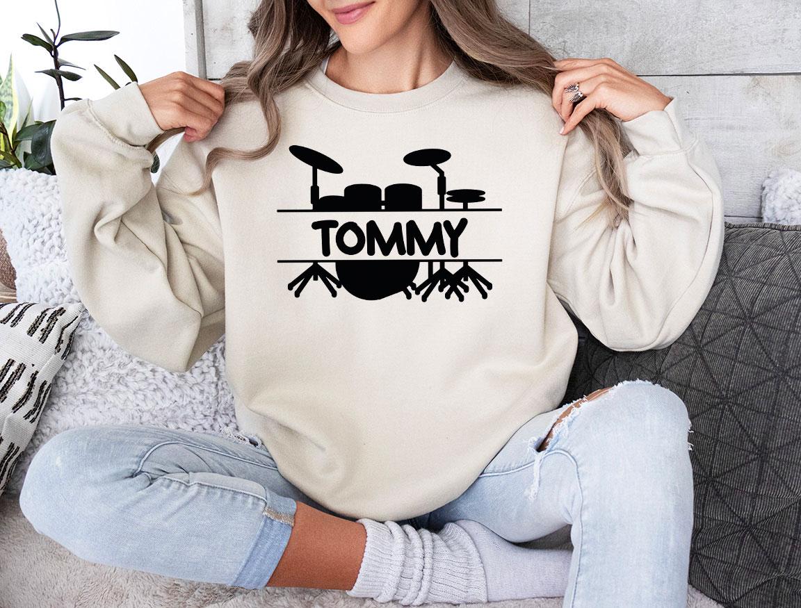 Custom Drum Shirt,personalized Named Shirt, Custom Name T Shirt, Gift ...
