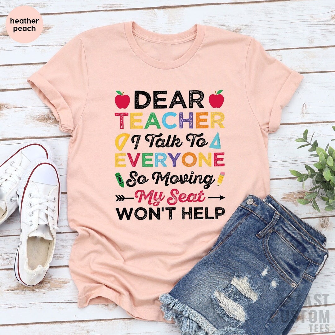 Funny School Shirt, Funny Kids Shirt, Back to School Shirt, Dear ...