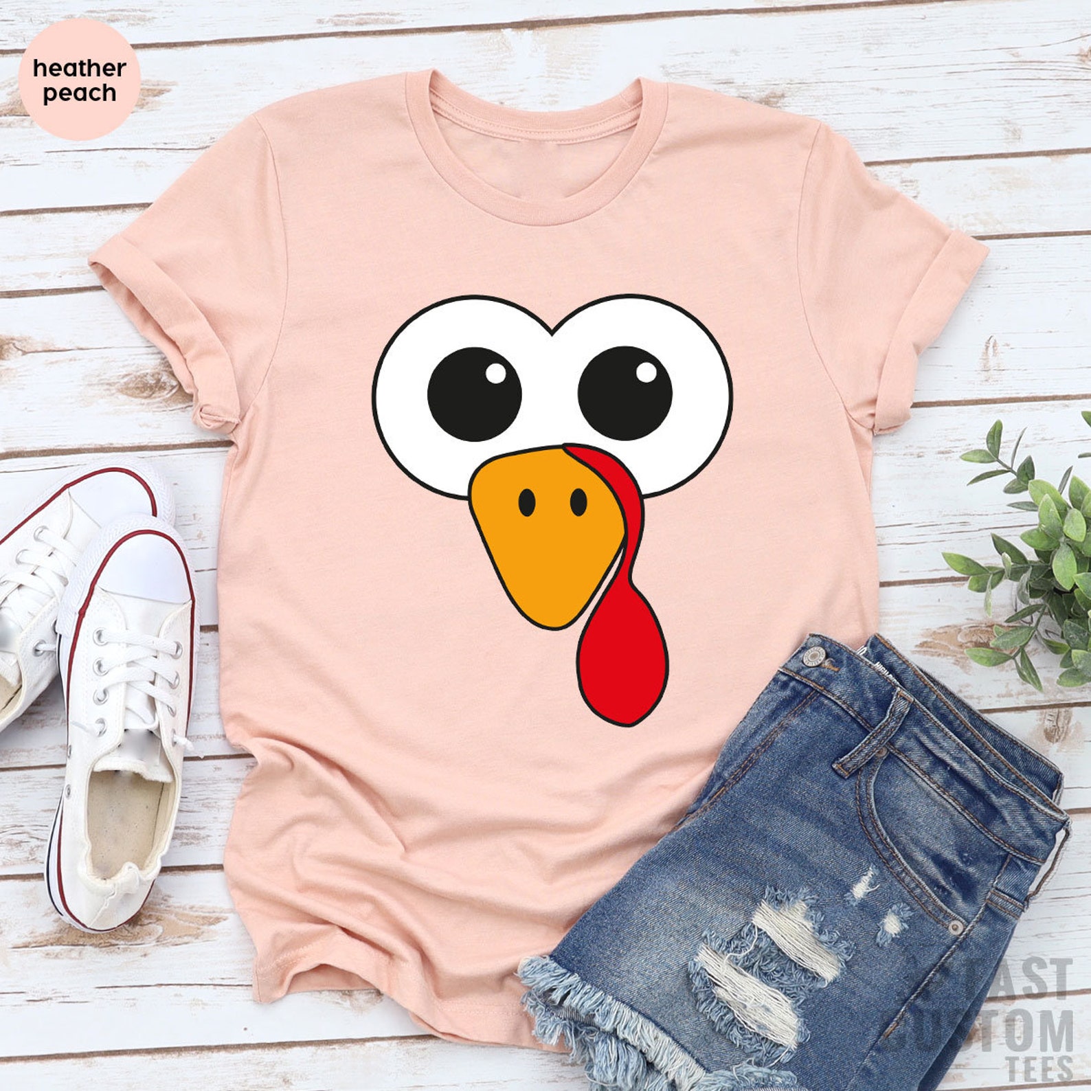 Funny Thanksgiving T-shirt Cute Turkey Fall Thanksgiving - Etsy