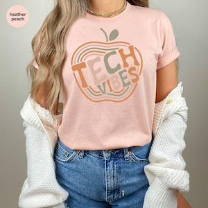 Retro Technology Teacher Shirt, Tech Technology Gifts, Graphic Tees ...