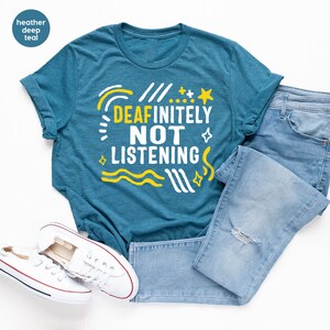 ASL Gifts, Deaf Awareness Shirt, ASL Graphic Tees, Deaf Community, ASL ...
