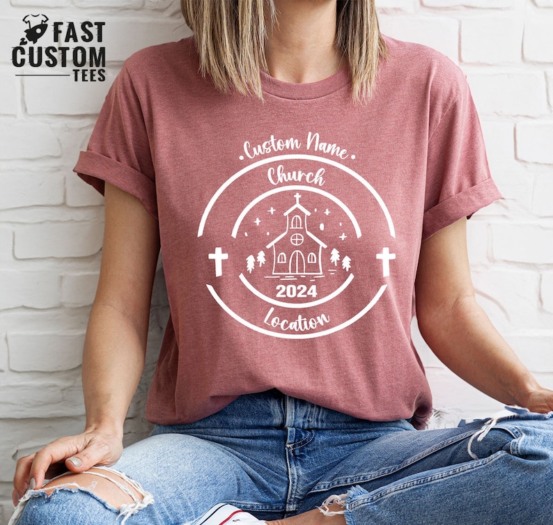 Custom Church Shirt, Custom Text Christian Shirts, Faith Shirt ...