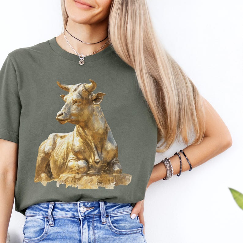 Golden Calf Passover Shirt, Biblical Exodus Calf Art Tee, Jewish ...