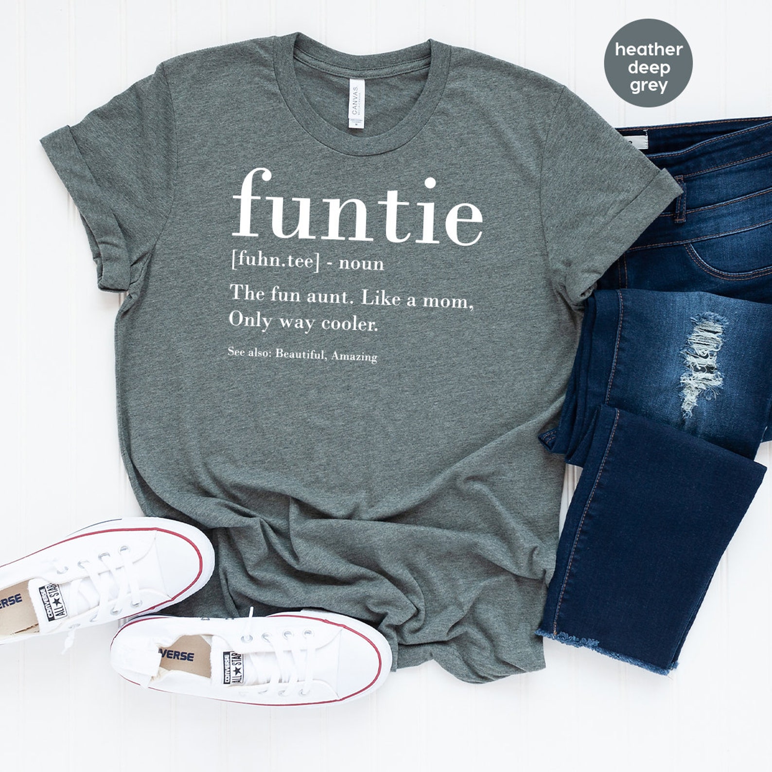 Funtie Definition Shirt Auntie Shirts Aunt T Shirt - Etsy