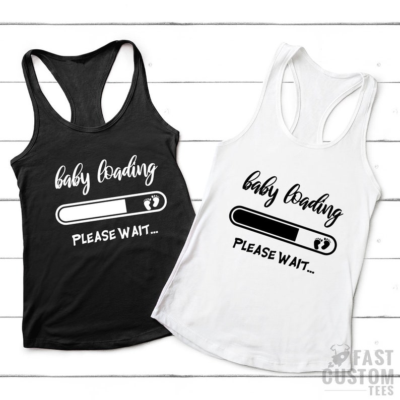 Funny Pregnant Shirt Baby Loading Tshirt Pregnancy T-shirt - Etsy