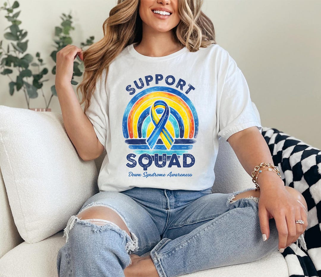Support Squad Shirt, Down Syndrome Awareness Tee, 321 Awareness Shirt ...