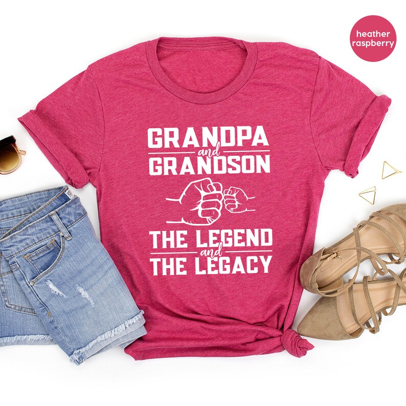 Grandpa and Grandson Shirt Grandpa Tshirt Gift for Grandad - Etsy
