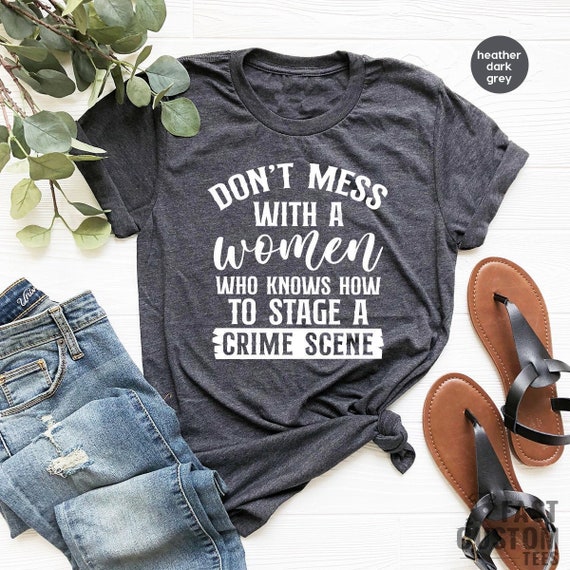Crime Scenes Tshirt Crime Show Shirts Crime Fan Shirt - Etsy