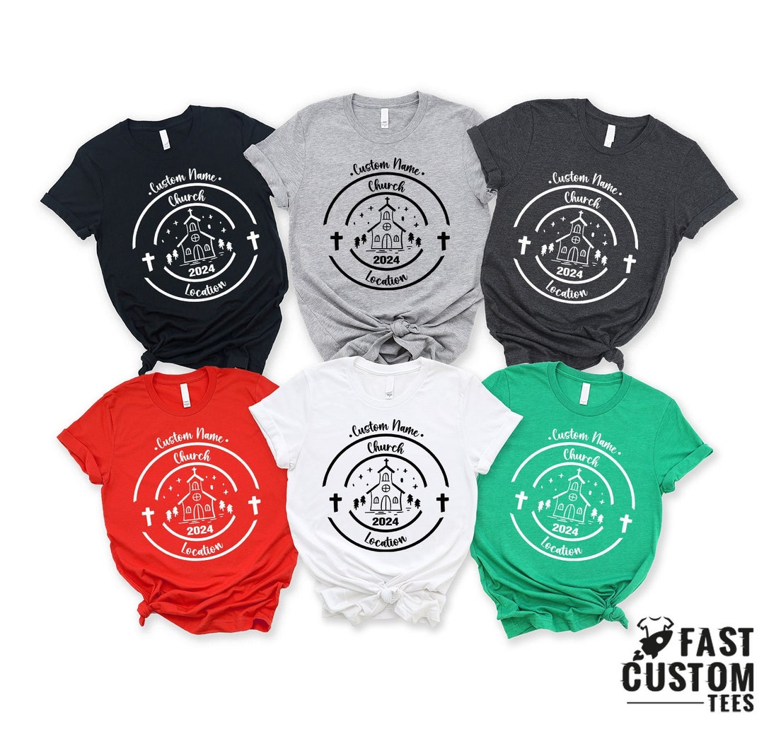 Custom Church Shirt, Custom Text Christian Shirts, Faith Shirt ...