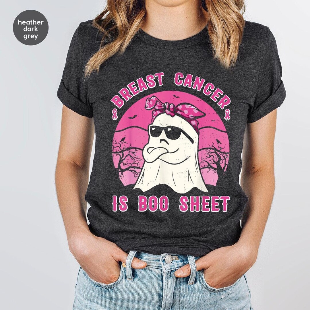 Breast Cancer is Boo Sheet Shirt, Breast Cancer Shirt, Pink Ribbon ...