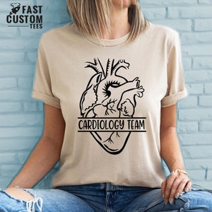 Cardiology Team Shirt, Cardiology Nurse Shirt, Cardiology Shirt, Gift ...