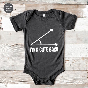 Math Humor Baby Bodysuit, New Baby Outfits, Funny Newborn Baby Onesie ...