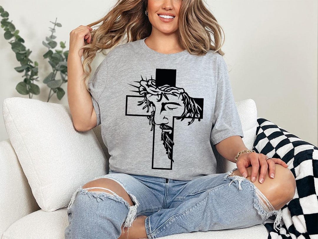 Jesus Cross Shirt, Christian Cross Shirt, Cross Shirt, Easter Shirt ...