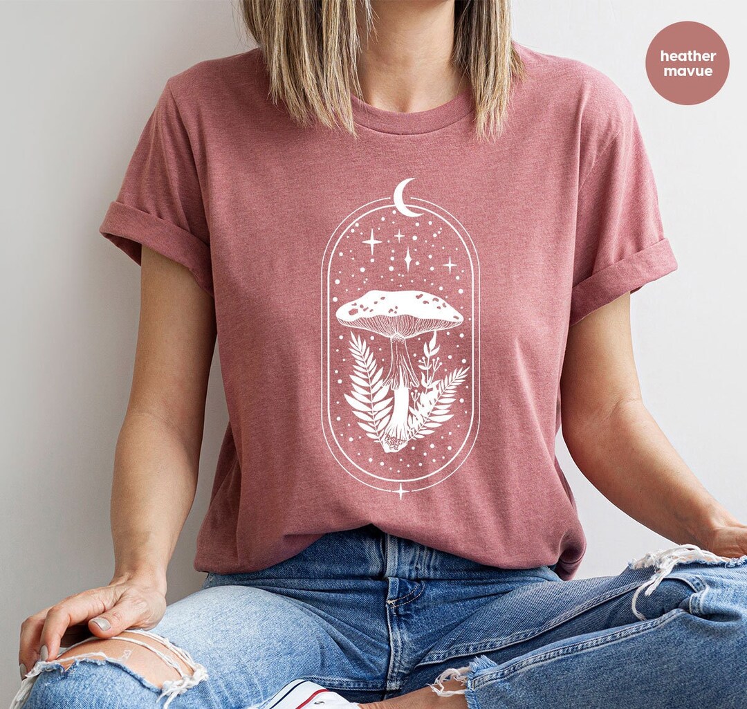 Mushroom Shirt, Botanical Sweatshirt, Mushroom Gift, Magic Mushroom ...
