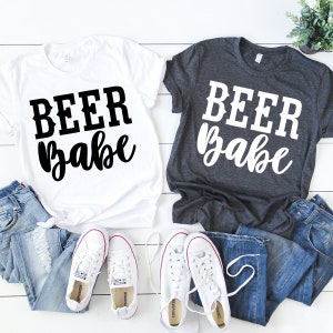 Drinking Beer Shirt, Beer Babe Shirt, Beer Women Shirt, Beer Girl ...