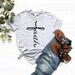 Vertical Cross Shirt Faith T-shirt Faith Cross Tee - Etsy