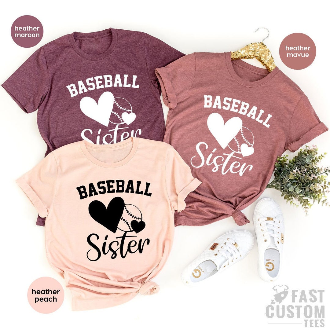 Baseball Sister Shirt, Softball Sister Shirt, Baseball Sister Tshirt ...