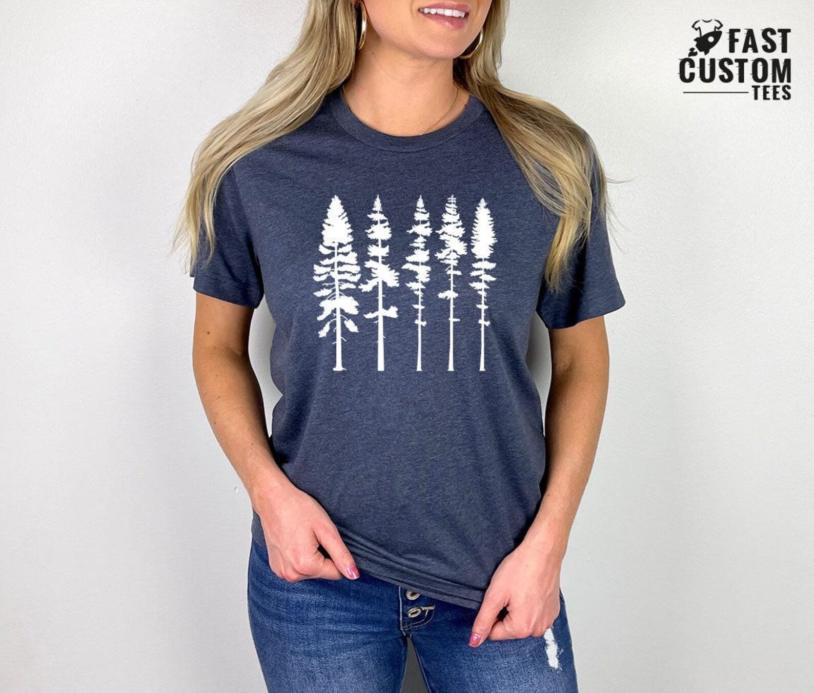 Pine Tree Shirt, Pine Tree T Shirt, Camping Shirt, Hiking Shirt ...