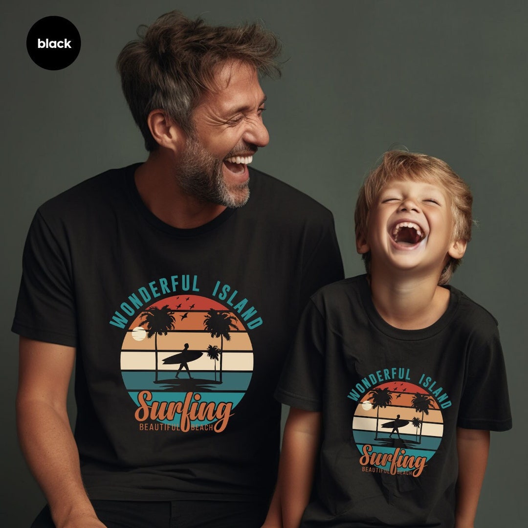 Vintage Surf T Shirt, Retro Surfing Tshirt, Gift for Him, Surfer Gifts ...