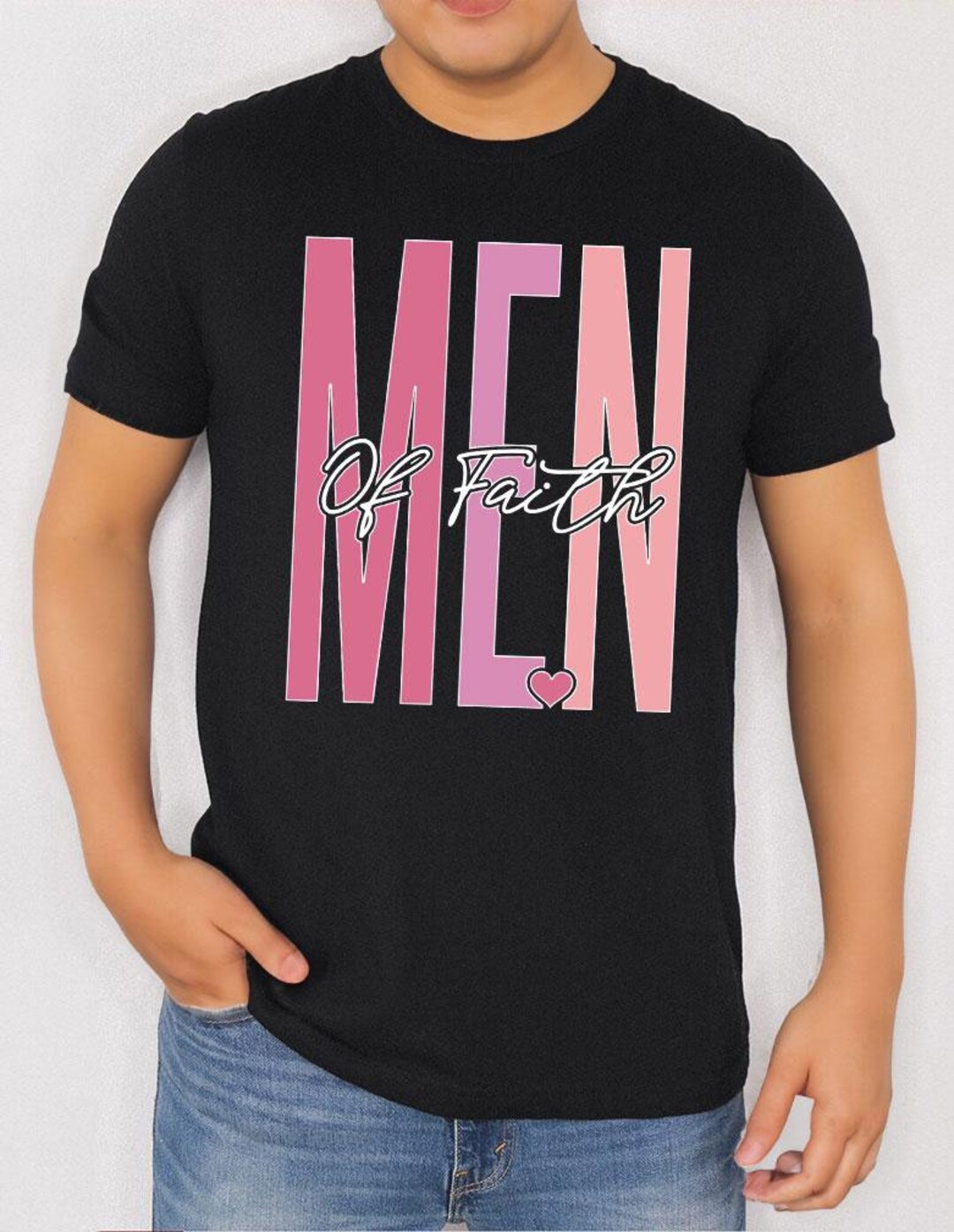 Men of Faith Shirt, Men's Religious Shirt, Bible Verse T-shirt ...