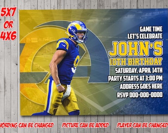 Rams Invitation | Etsy