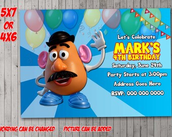 Potato Invitation | Etsy