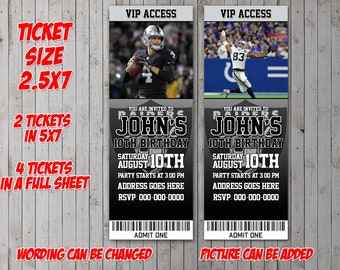 Raiders Invitations | Etsy