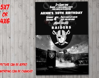 Raiders Birthday | Etsy