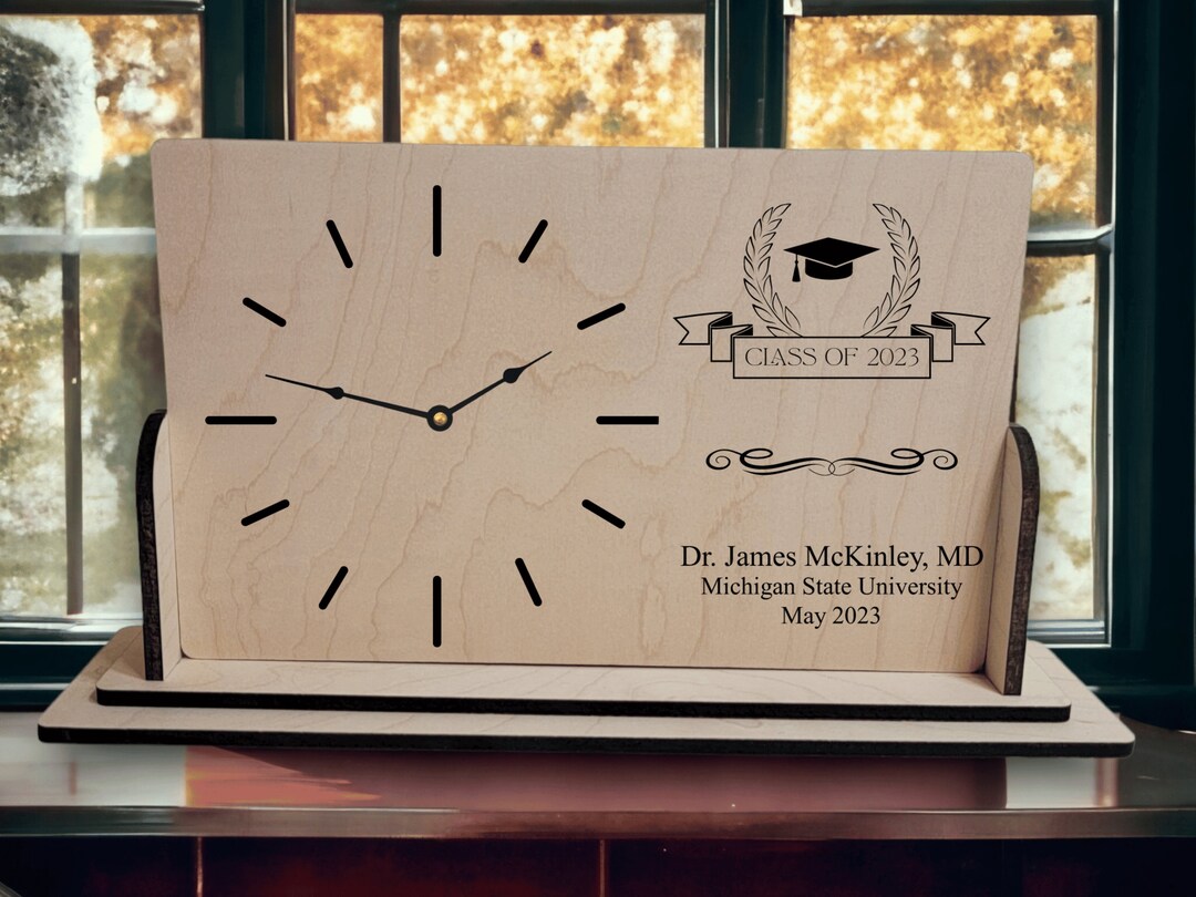 Graduation Gift Graduation Clock College Graduate Gift for - Etsy