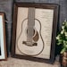 Personalized Guitar Memorial Gift, Memorial Sign for Loss of Musician ...