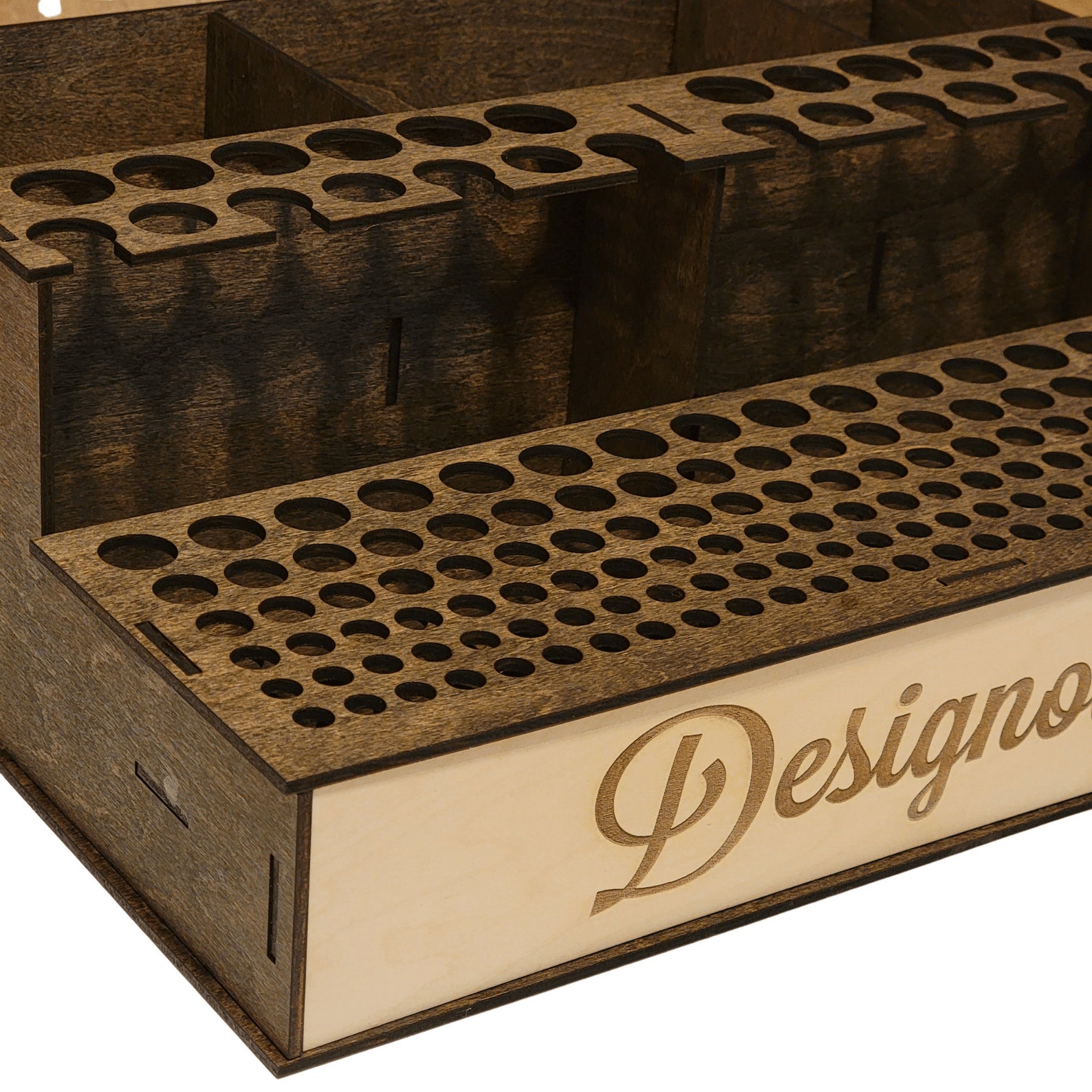 Leather Tool Organizer Wooden Crafts Tools Holder 169 Slots | Etsy